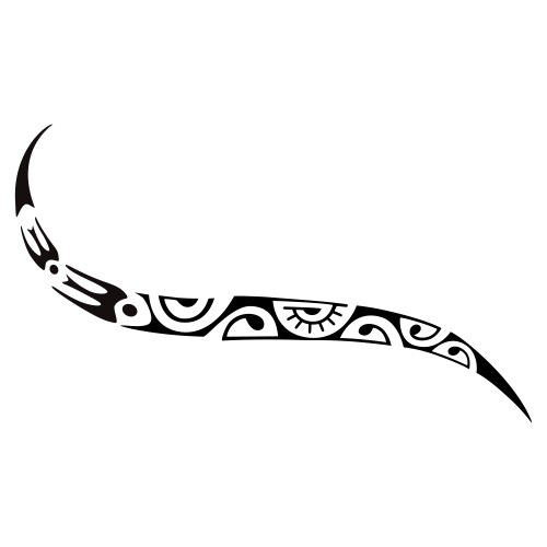 Tattoo maori design ethnic decorative oriental Vector Image