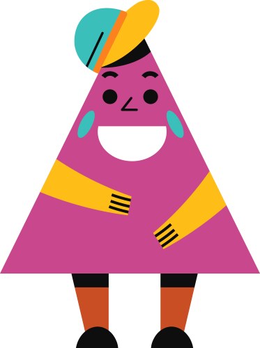 Triangle Character Cartoon Vector Images (over 4,700)