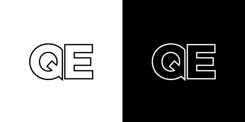 Initial letter e and a ea monogram logo design – Royalty-Free Vector ...
