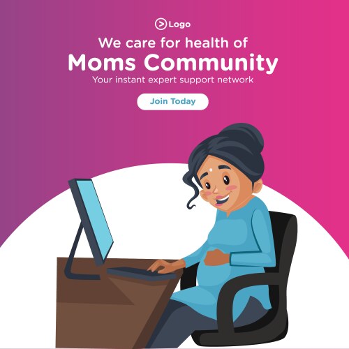 Social community using smartphones with computer Vector Image