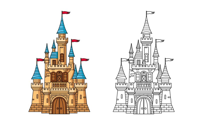 Castle Outline Vector Images (over 18,000)