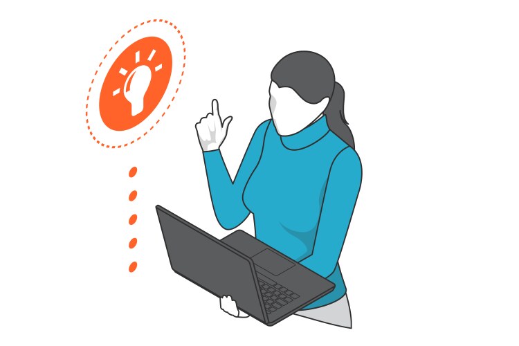 Concept of programming Royalty Free Vector Image