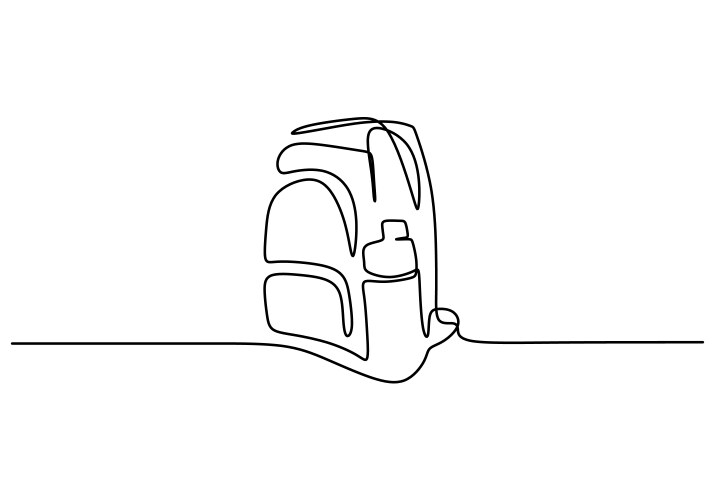 Backpack Line Drawing Vector Images (over 3,300)