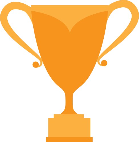First second anfirst and third place trophy Vector Image