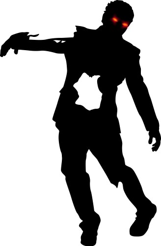 Silhouette mystery person question mark on body Vector Image