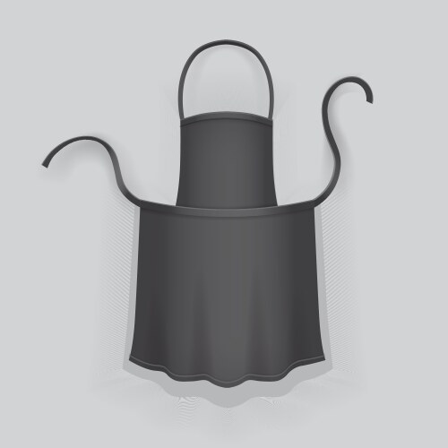 Realistic chef apron for waiter restaurant Vector Image