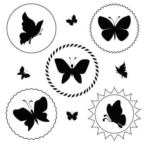 Butterfly Outline Vector Images (over 24,000)