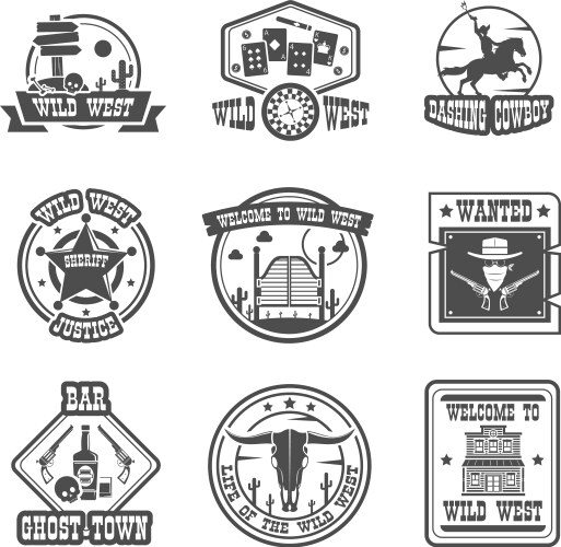 Rodeo champion cowboy belt buckle Royalty Free Vector Image