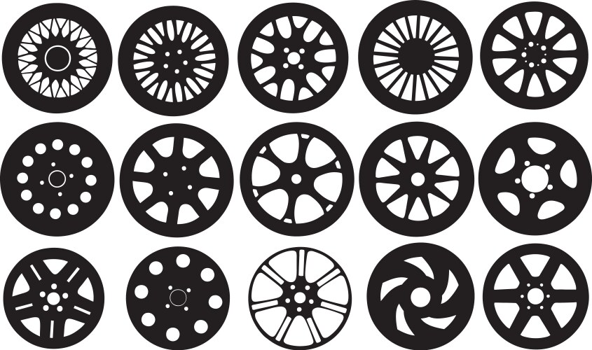 Rims and Tires Vector Images (over 10,000)