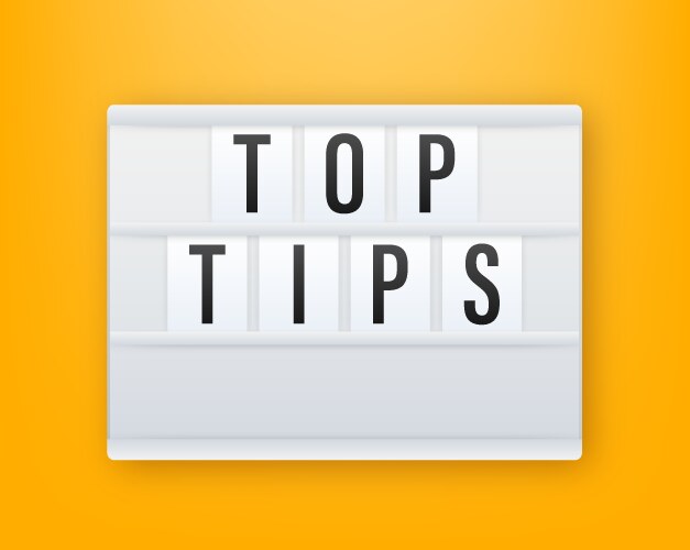 Top Tip Icon Vector Images (over 1,000)