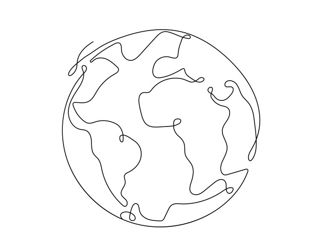 World Map Line Art Vector Images (over 31,000)