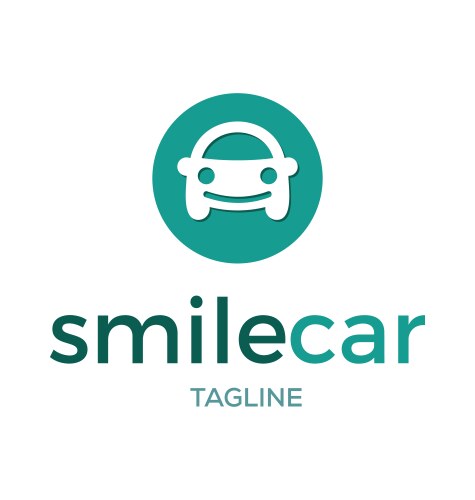 Fast car truck silhouette concept business logo te