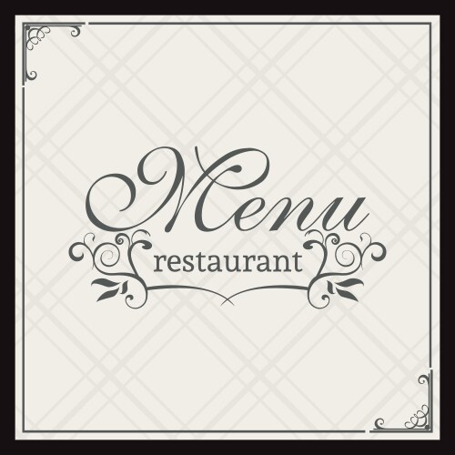 Abstract menu background with some special objects