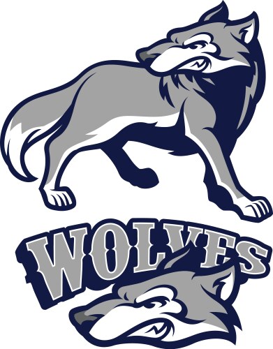 Wolf mascot Royalty Free Vector Image - VectorStock