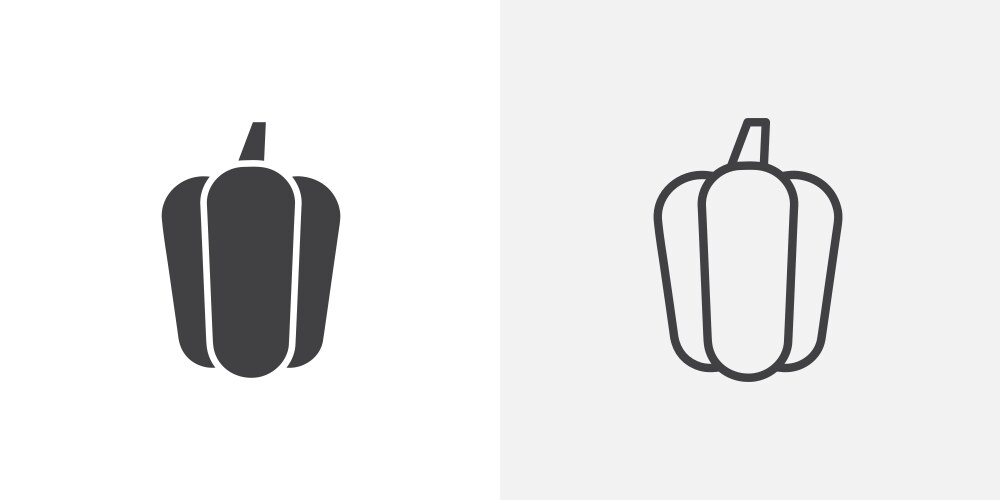 Capsicum Outline Vector Images (over 1,100)