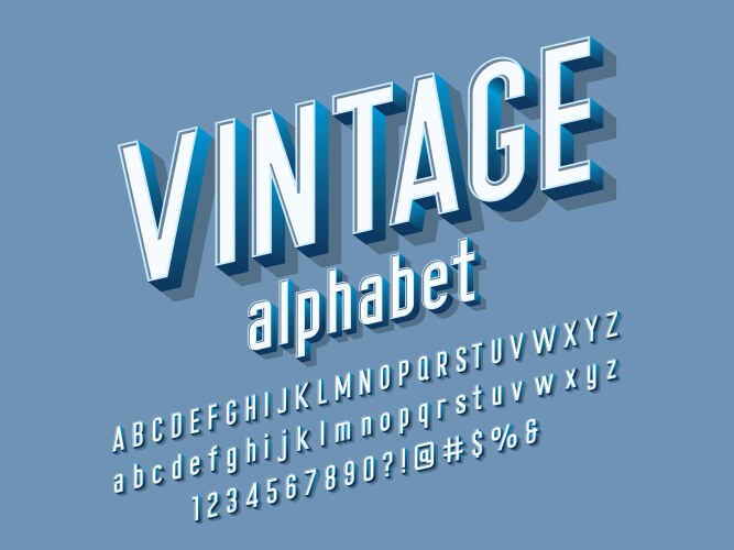 Money font Royalty Free Vector Image - VectorStock