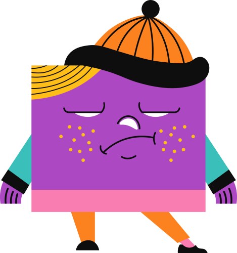 Character Cartoon Square Vector Images (over 38,000)