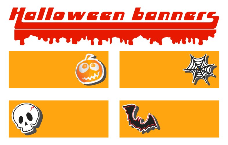 Halloween Header Vector Images (over 1,300)