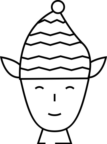 Christmas Elf Outline Vector Images (over 980)