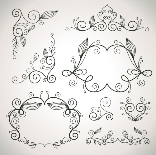 Floral Calligraphy Vector Images (over 68,000)