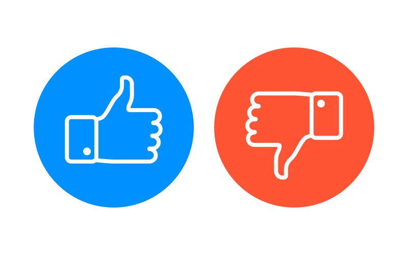 Dos and donts icon set Royalty Free Vector Image