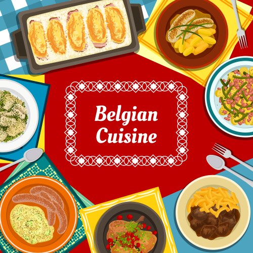 French cuisine restaurant food menu cover template