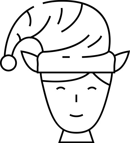 Christmas Elf Outline Vector Images (over 980)