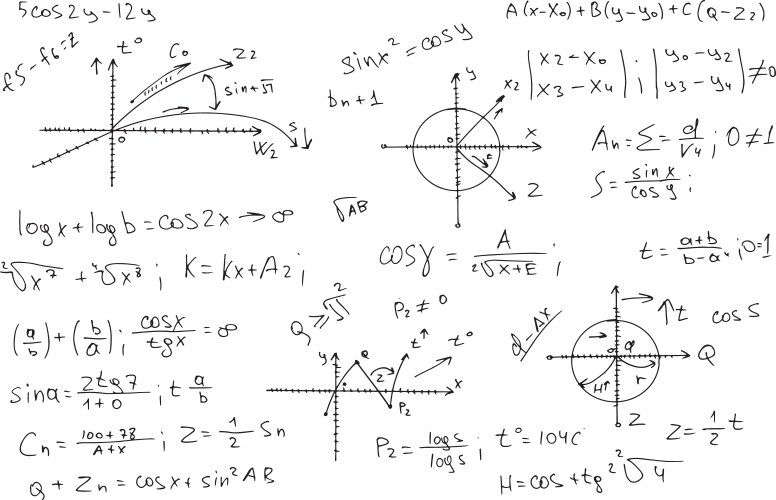 Chemical formulas scientific educational Vector Image