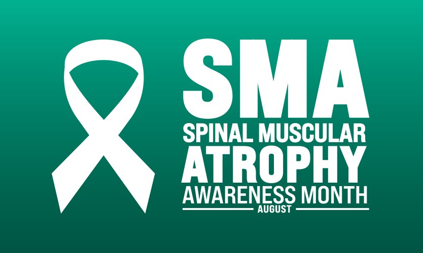 Spinal muscular atrophy sma awareness month Vector Image
