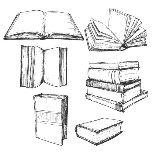 Open Book Sketch Vector Images (over 4,600)