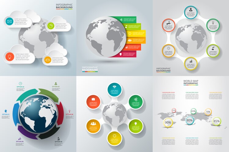 Evolution of earth concept Royalty Free Vector Image