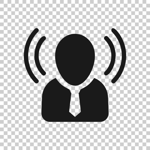 Mind awareness icon in transparent style idea Vector Image