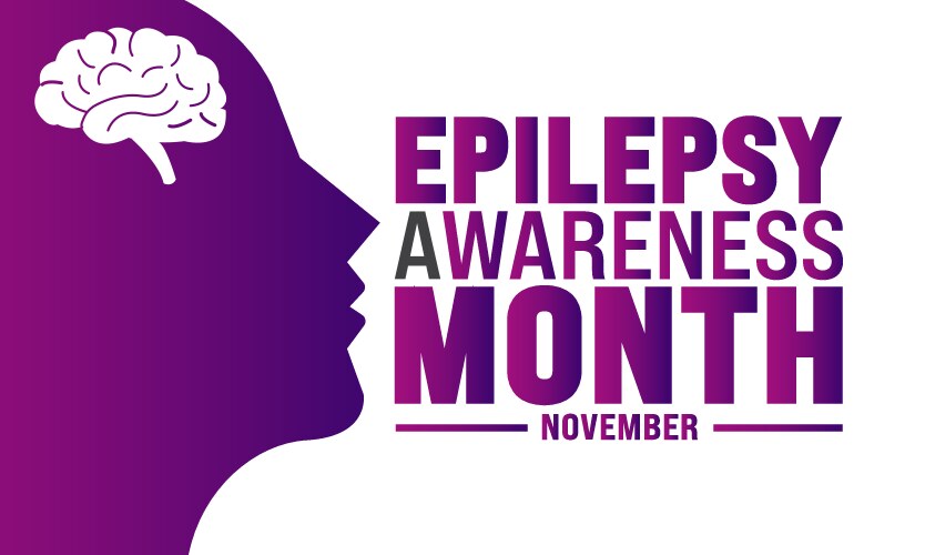 National epilepsy awareness month campaign Vector Image