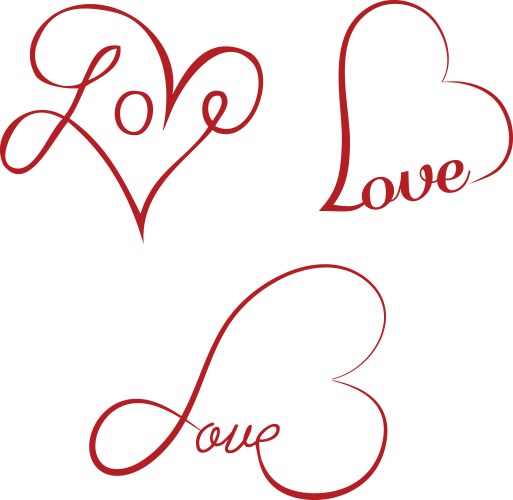 Love Calligraphy Vector Images (over 110,000)