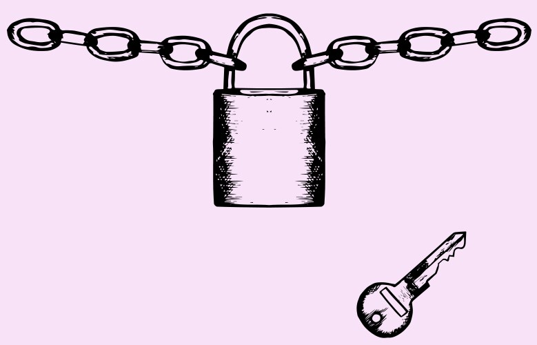 Padlock Drawing Vector Images (over 3,800)