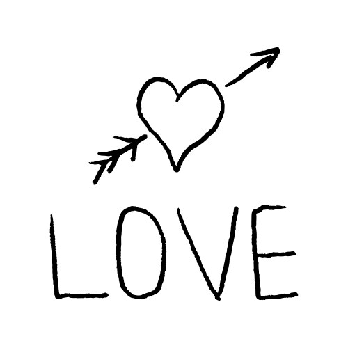 Cursive heart Vector Images & Graphics for Commercial Use | VectorStock