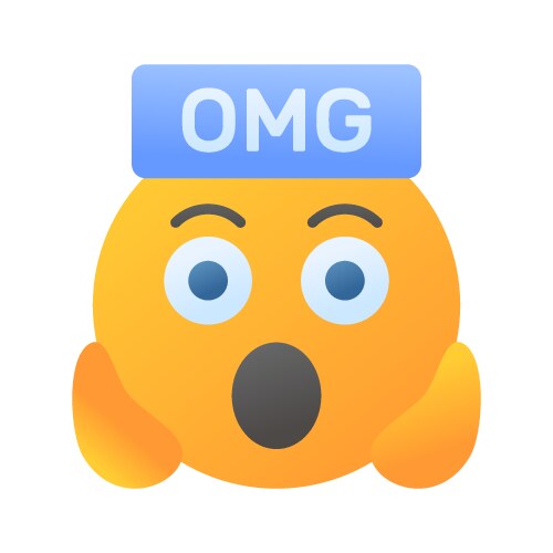 Omg Royalty Free Vector Image - VectorStock