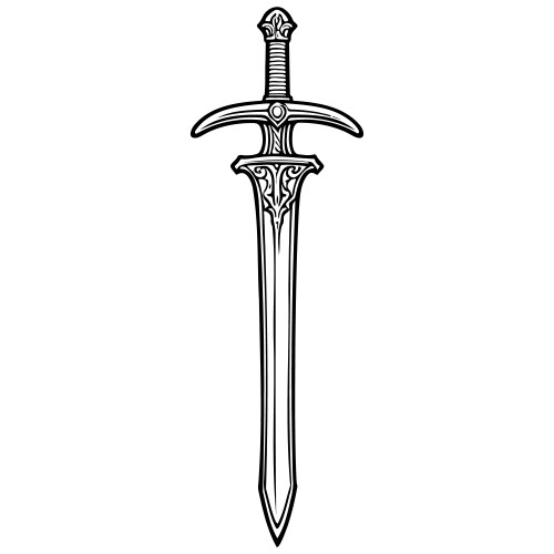 Sword Outline Vector Images (over 20,000)