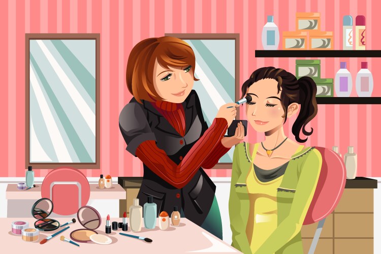 Cartoon Makeup Artist Vector Images (over 1,700)