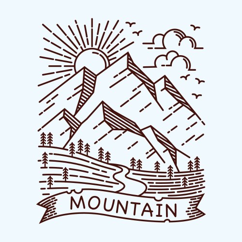 Mountain Line Vector Images (over 94,000)