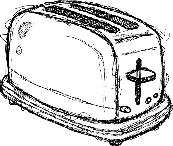 Draw Toaster Vector Images (over 1,400)