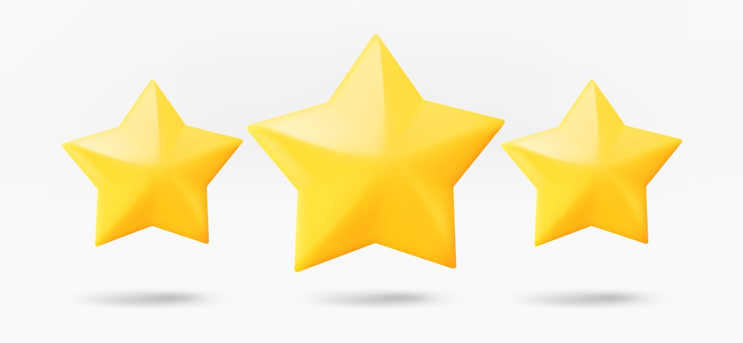 Gold stars Royalty Free Vector Image - VectorStock