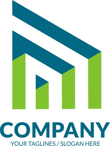 Construction Logo - Modern Building Royalty Free Vector