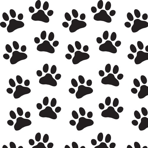 Dalmatian seamless pattern horizontal background Vector Image