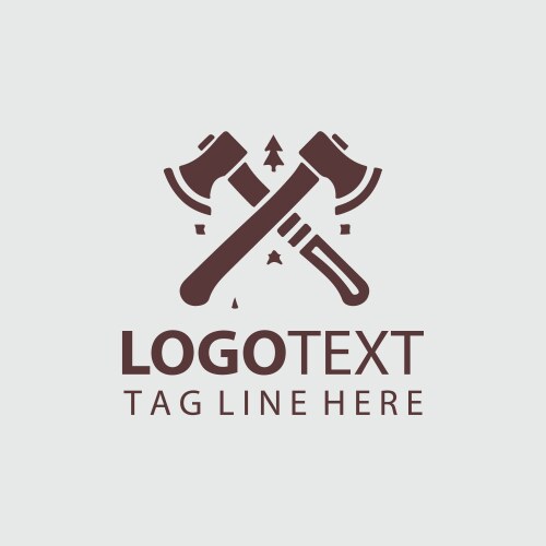 Axe logo Royalty Free Vector Image - VectorStock