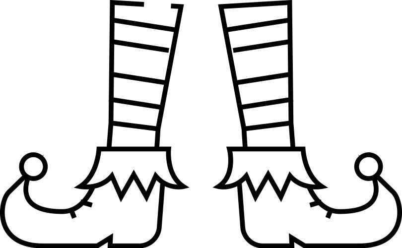 Christmas Elf Outline Vector Images (over 980)