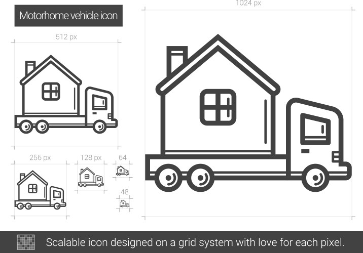 Motorhome Line Drawing Vector Images (over 250)