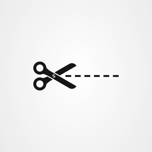 Scissors icon Royalty Free Vector Image - VectorStock