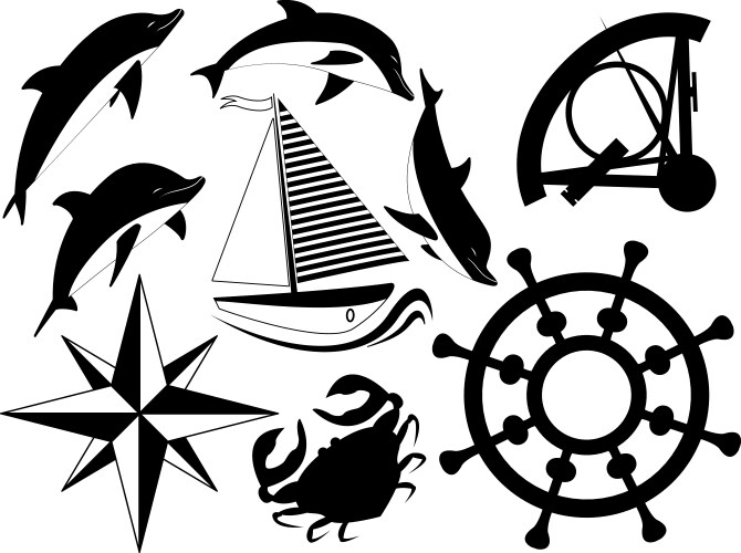 Moses and the Red Sea Royalty Free Vector Image