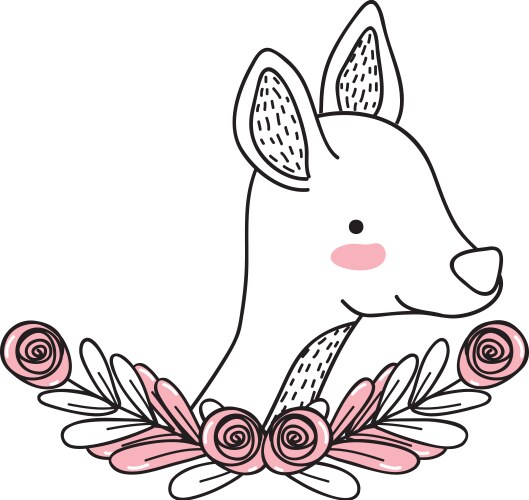 Deer Fighting Drawing Vector Images (over 110)